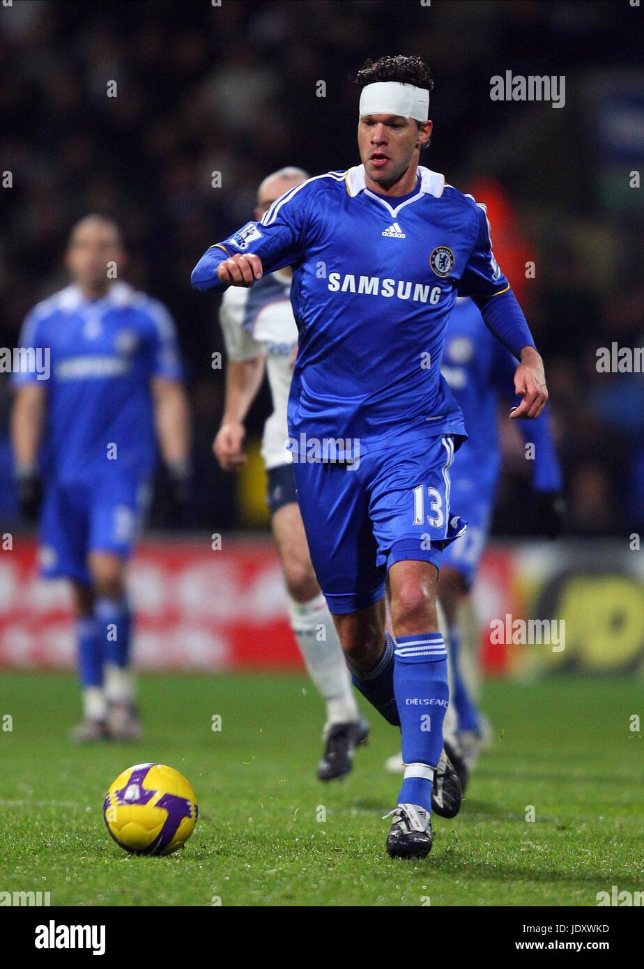 MICHAEL BALLACK CHELSEA FC REEBOK STADIUM BOLTON ENGLAND 06 December ...