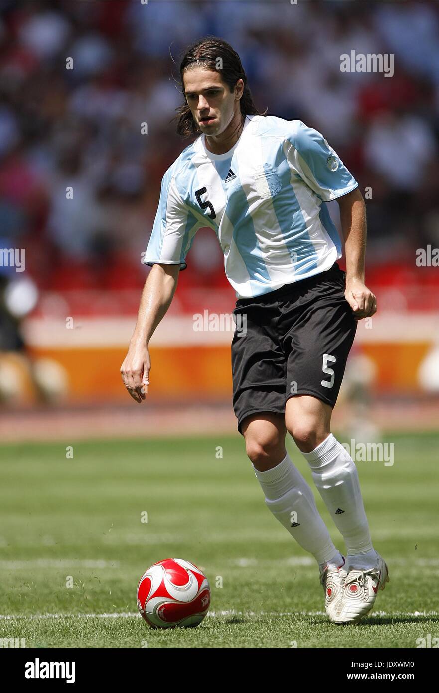 FERNANDO GAGO ARGENTINA & REAL MADRID OLYMPIC STADIUM BEIJING CHINA 23 ...