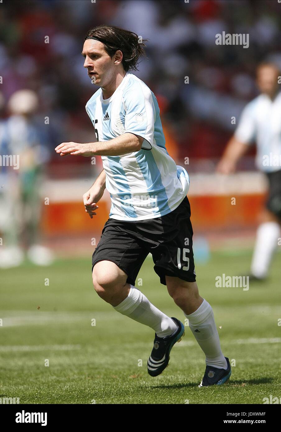 LIONEL MESSI ARGENTINA & BARCELONA OLYMPIC STADIUM BEIJING CHINA 23 ...