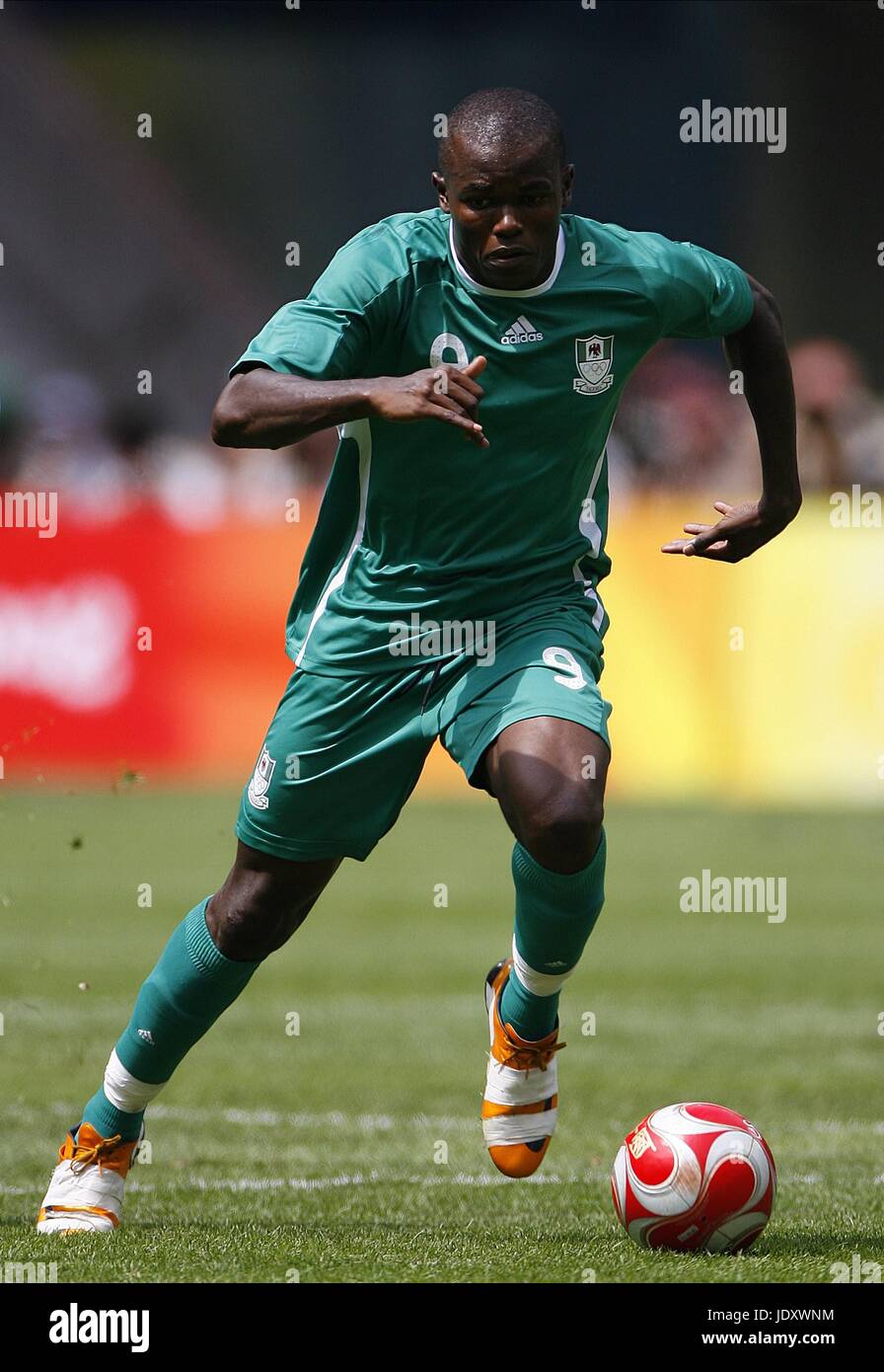 VICTOR OBINNA NIGERIA & CHIEVO OLYMPIC STADIUM BEIJING CHINA 23 August ...