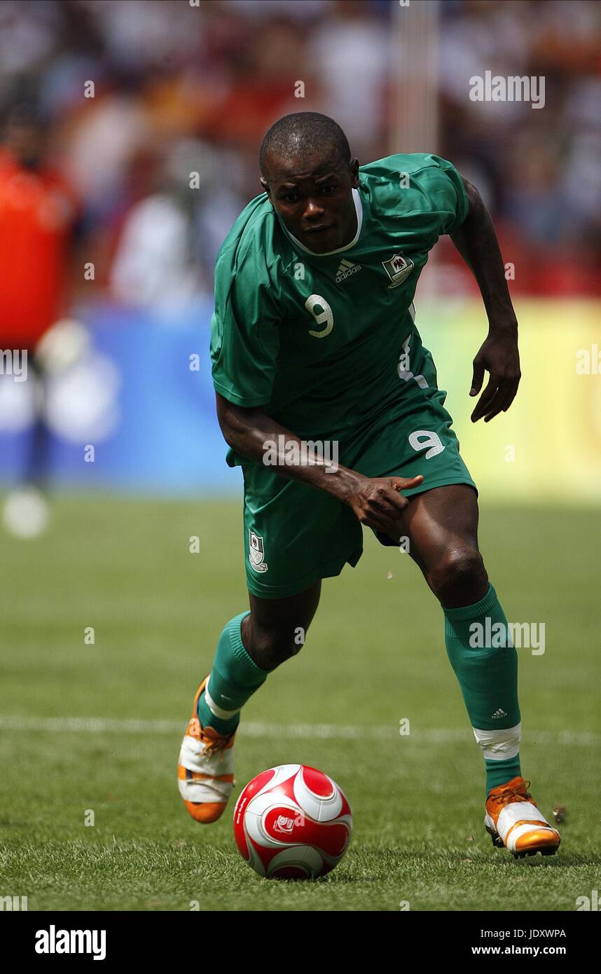 VICTOR OBINNA NIGERIA & CHIEVO OLYMPIC STADIUM BEIJING CHINA 23 August ...