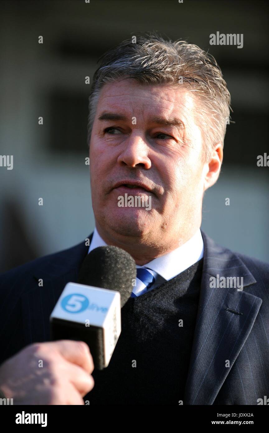 CHRIS TURNER HARTLEPOOL UNITED MANAGER VICTORIA PARK HARTLEPOOL ENGLAND ...