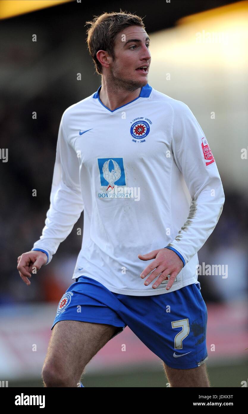Gary liddle of hartlepool united hi-res stock photography and images ...