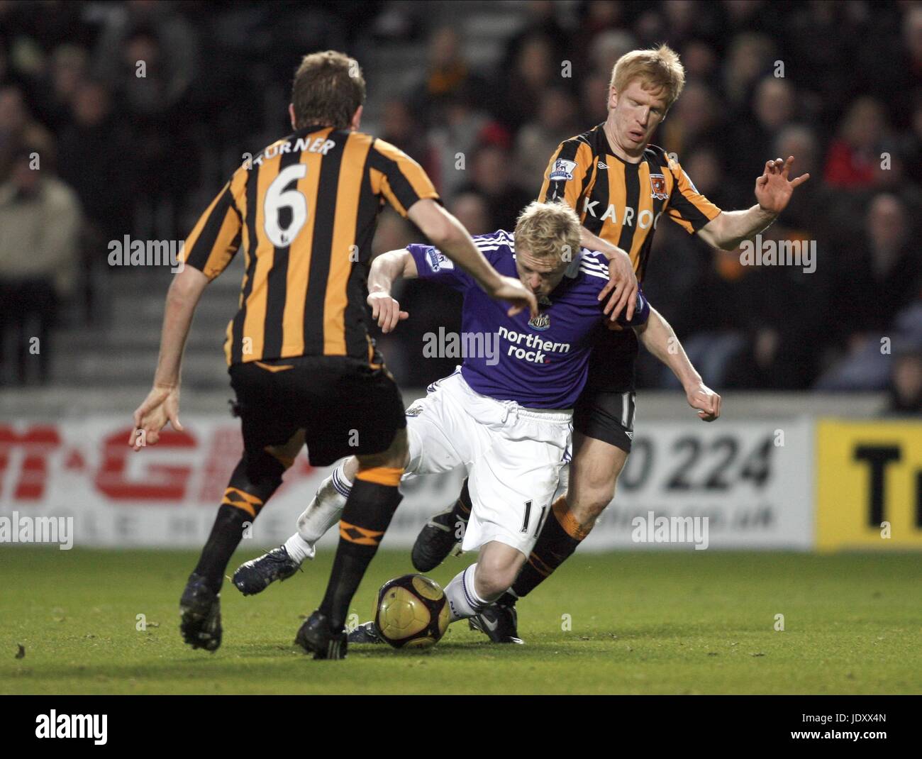 DUFF TURNER & MCSHANE HULL CITY V NEWCASTLE UNITED KC STADIUM HULL ...