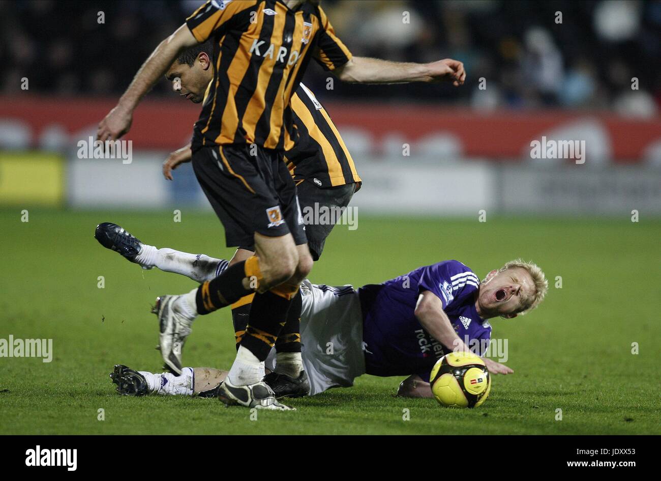 DAMIEN DUFF NEWCASTLE UNITED FC KC STADIUM HULL ENGLAND 03 January 2009 ...