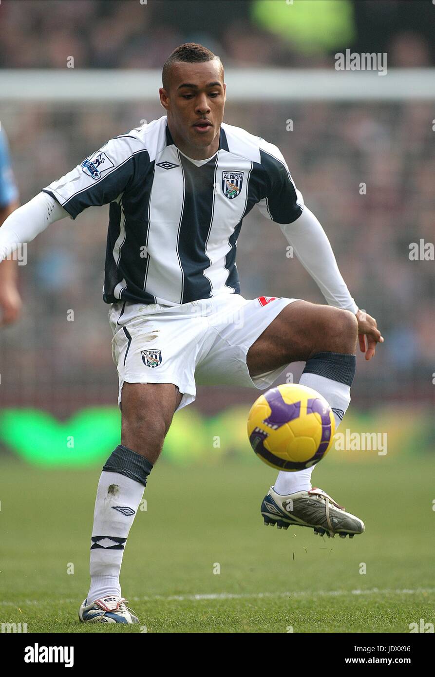 JAY SIMPSON WEST BROMWICH ALBION FC VILLA PARK BIRMINGHAM ENGLAND 10 ...