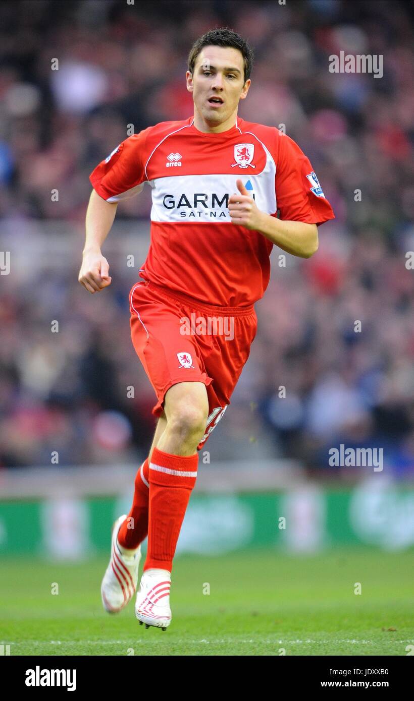 STEWART DOWNING MIDDLESBROUGH FC RIVERSIDE STADIUM MIDDLESBROUGH ...