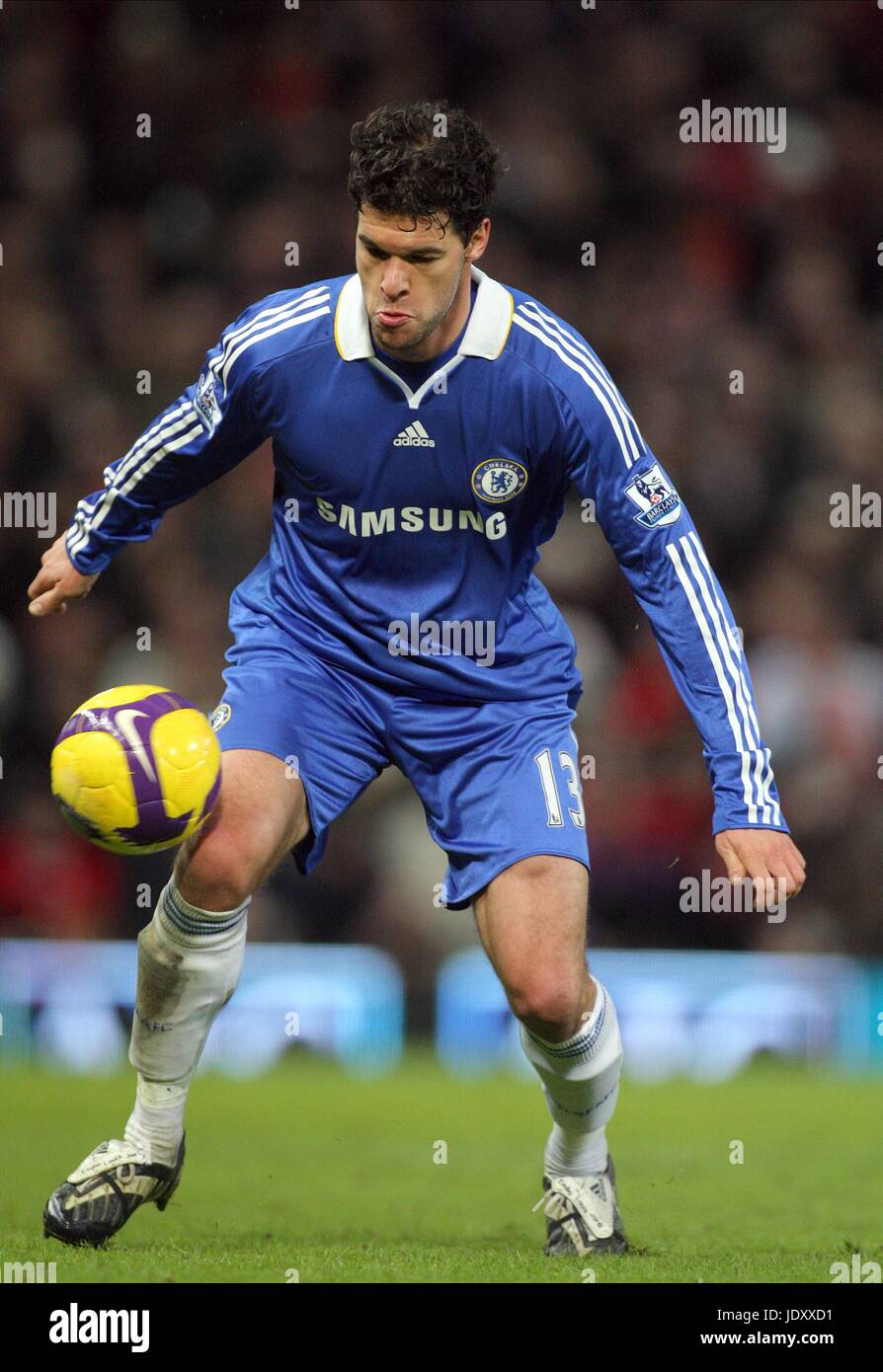 MICHAEL BALLACK CHELSEA FC OLD TRAFFORD MANCHESTER ENGLAND 11 January ...