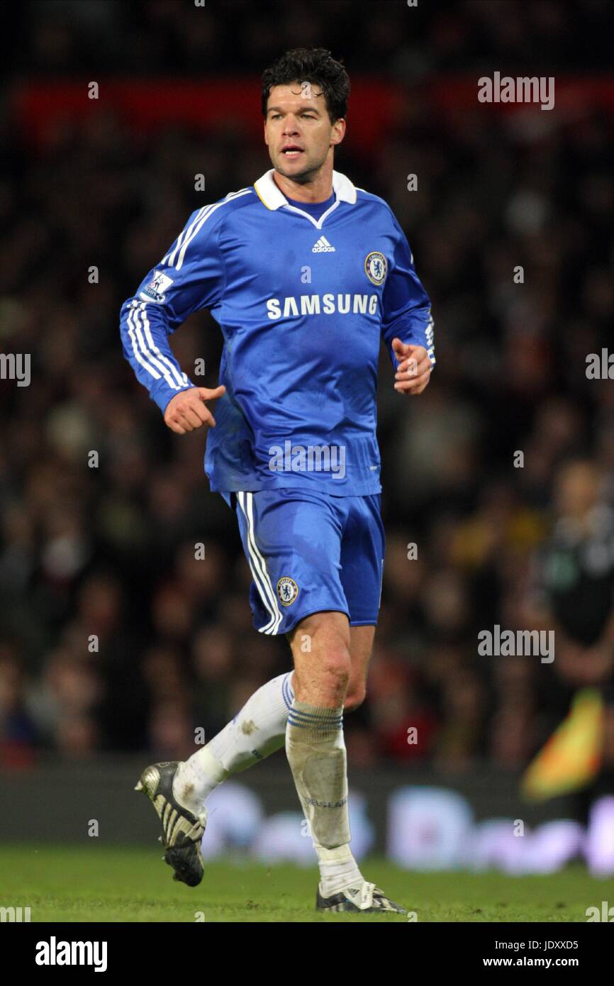 MICHAEL BALLACK CHELSEA FC OLD TRAFFORD MANCHESTER ENGLAND 11 January ...