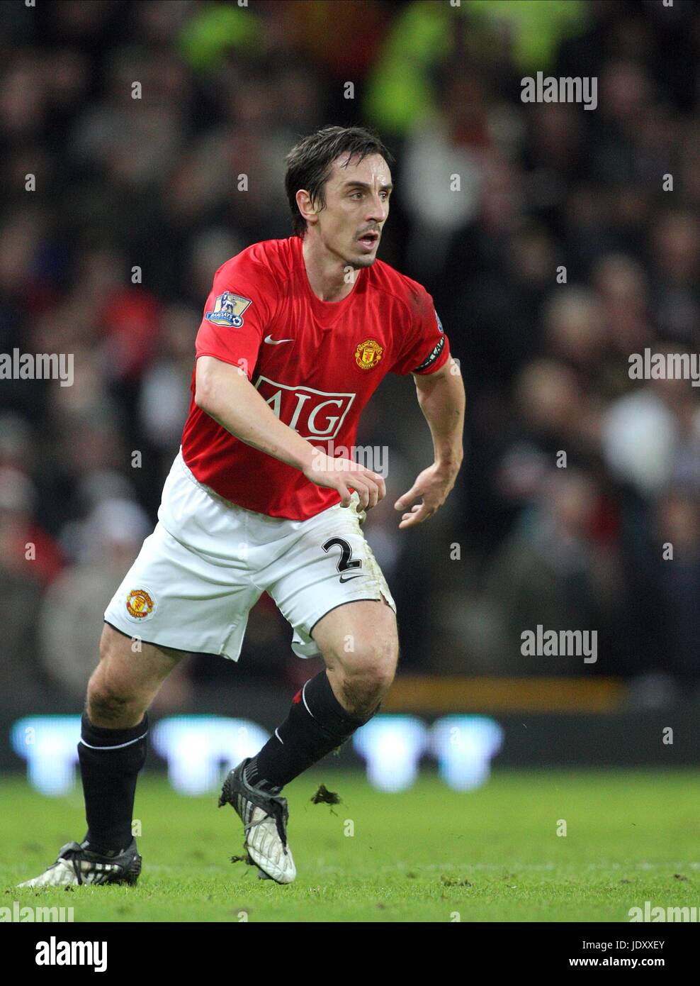 GARY NEVILLE MANCHESTER UNITED FC OLD TRAFFORD MANCHESTER ENGLAND 11 ...