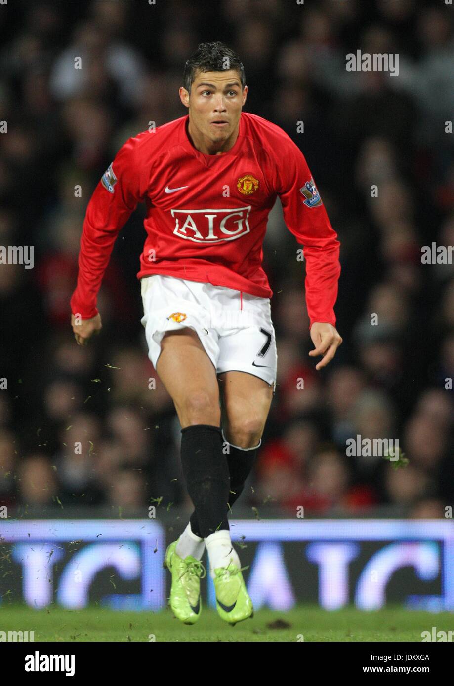 CRISTIANO RONALDO MANCHESTER UNITED FC OLD TRAFFORD MANCHESTER ENGLAND ...