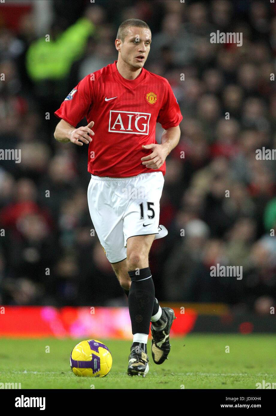 NEMANJA VIDIC MANCHESTER UNITED FC OLD TRAFFORD MANCHESTER ENGLAND 11 ...