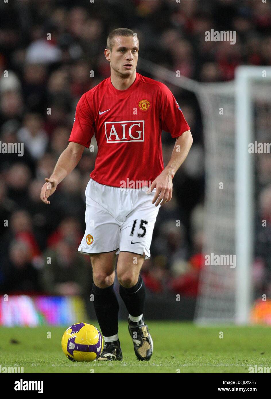 NEMANJA VIDIC MANCHESTER UNITED FC OLD TRAFFORD MANCHESTER ENGLAND 11 ...