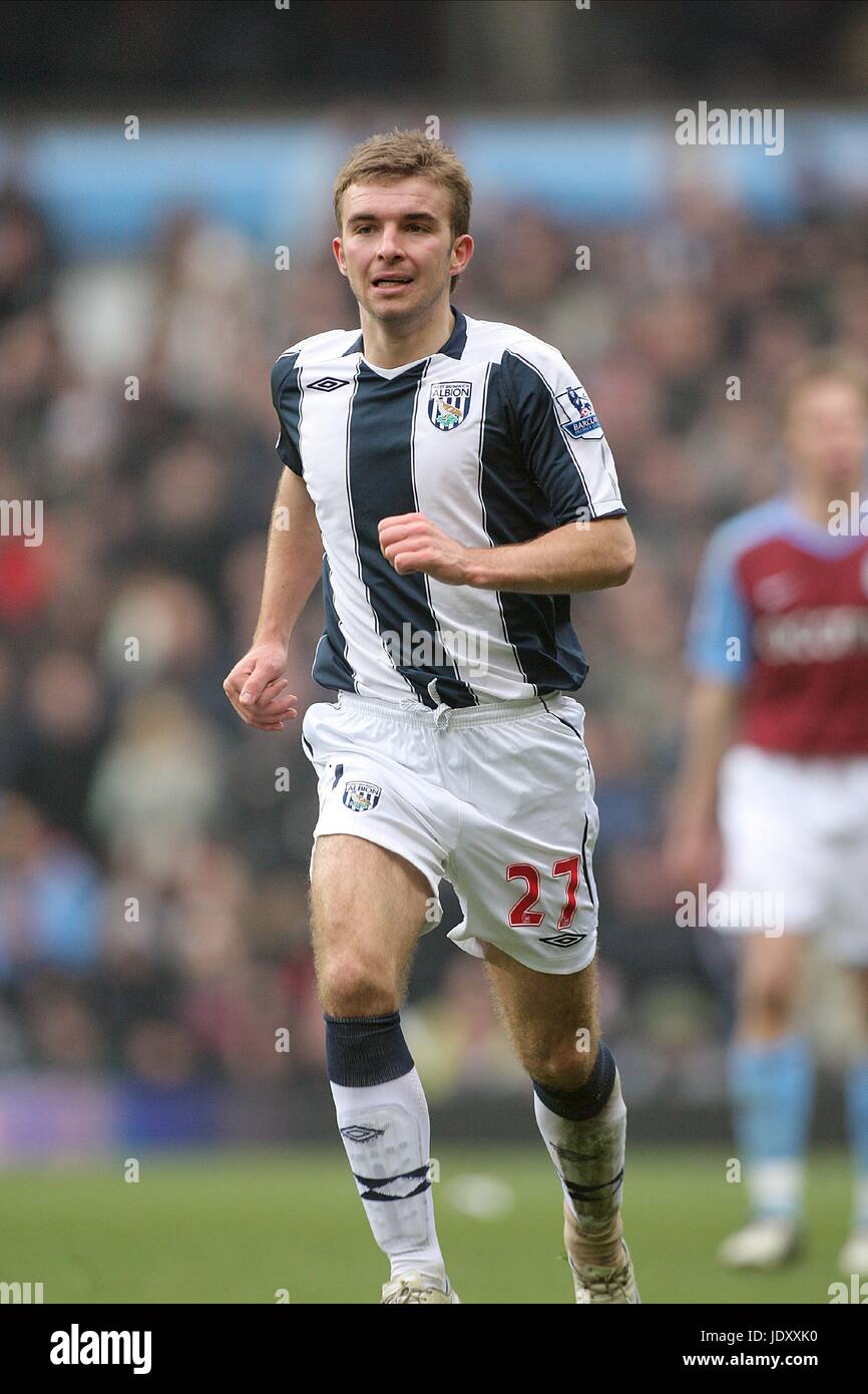 JAMES MORRISON WEST BROMWICH ALBION FC VILLA PARK BIRMINGHAM ENGLAND 10 ...