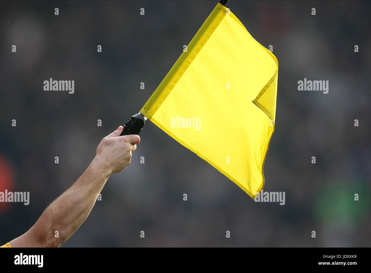 LINES-MAN RAISES FLAG LINES-MAN RAISES FLAG VILLA PARK BIRMINGHAM ...