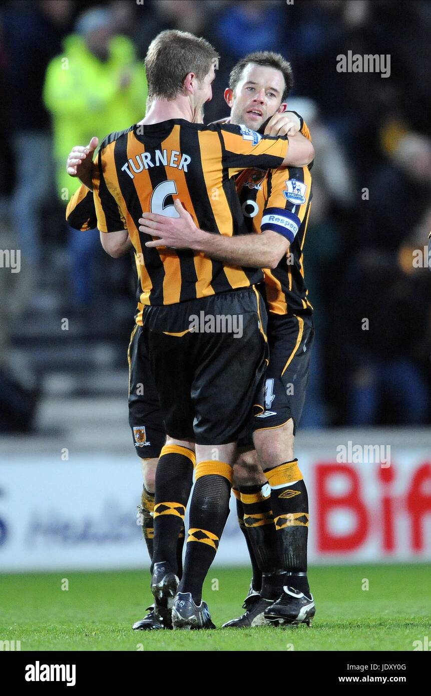 MICHAEL TURNER & IAN ASHBEE CE HULL V MILLWALL KC STADIUM HULL ENGLAND ...