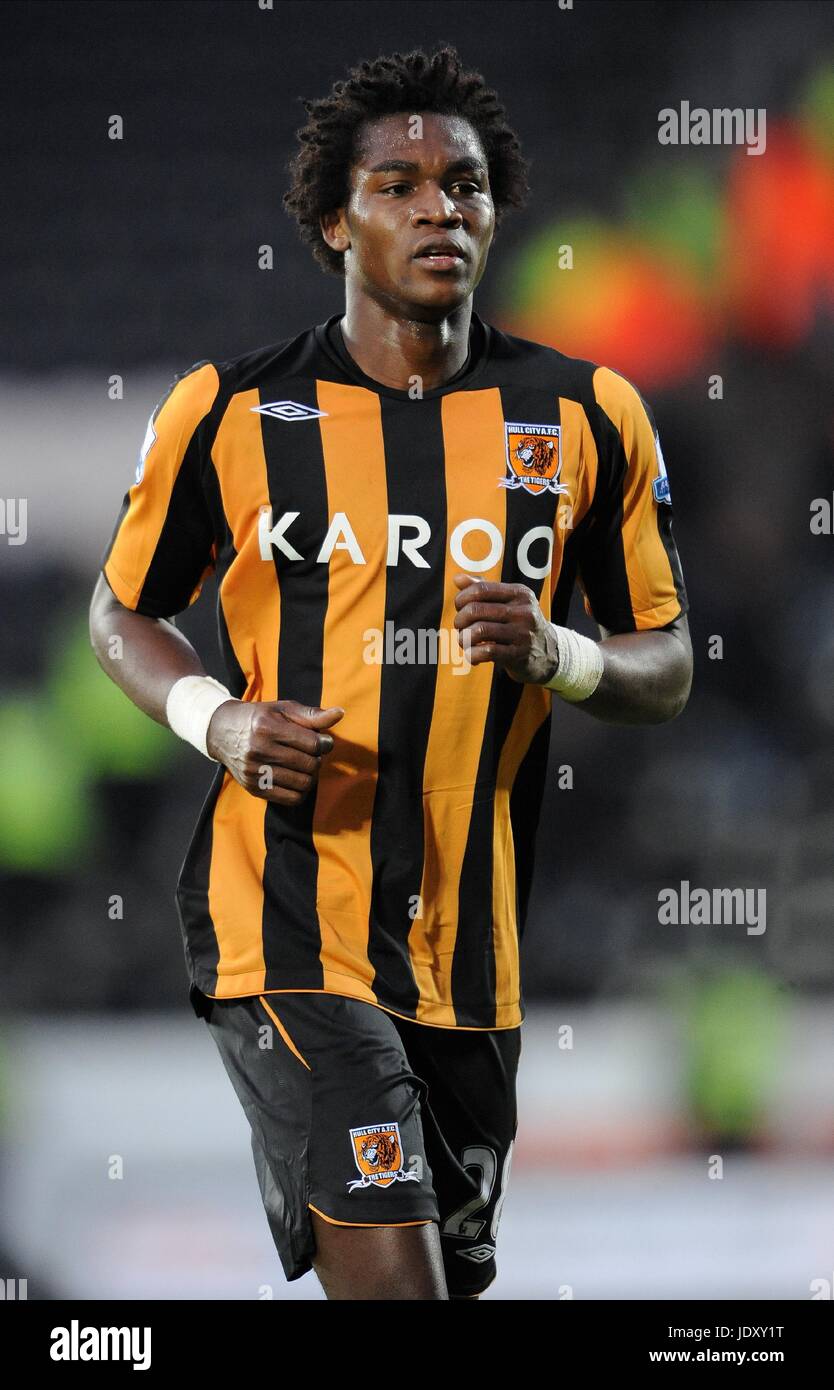 MANUCHO HULL CITY FC KC STADIUM HULL ENGLAND 24 January 2009 Stock ...