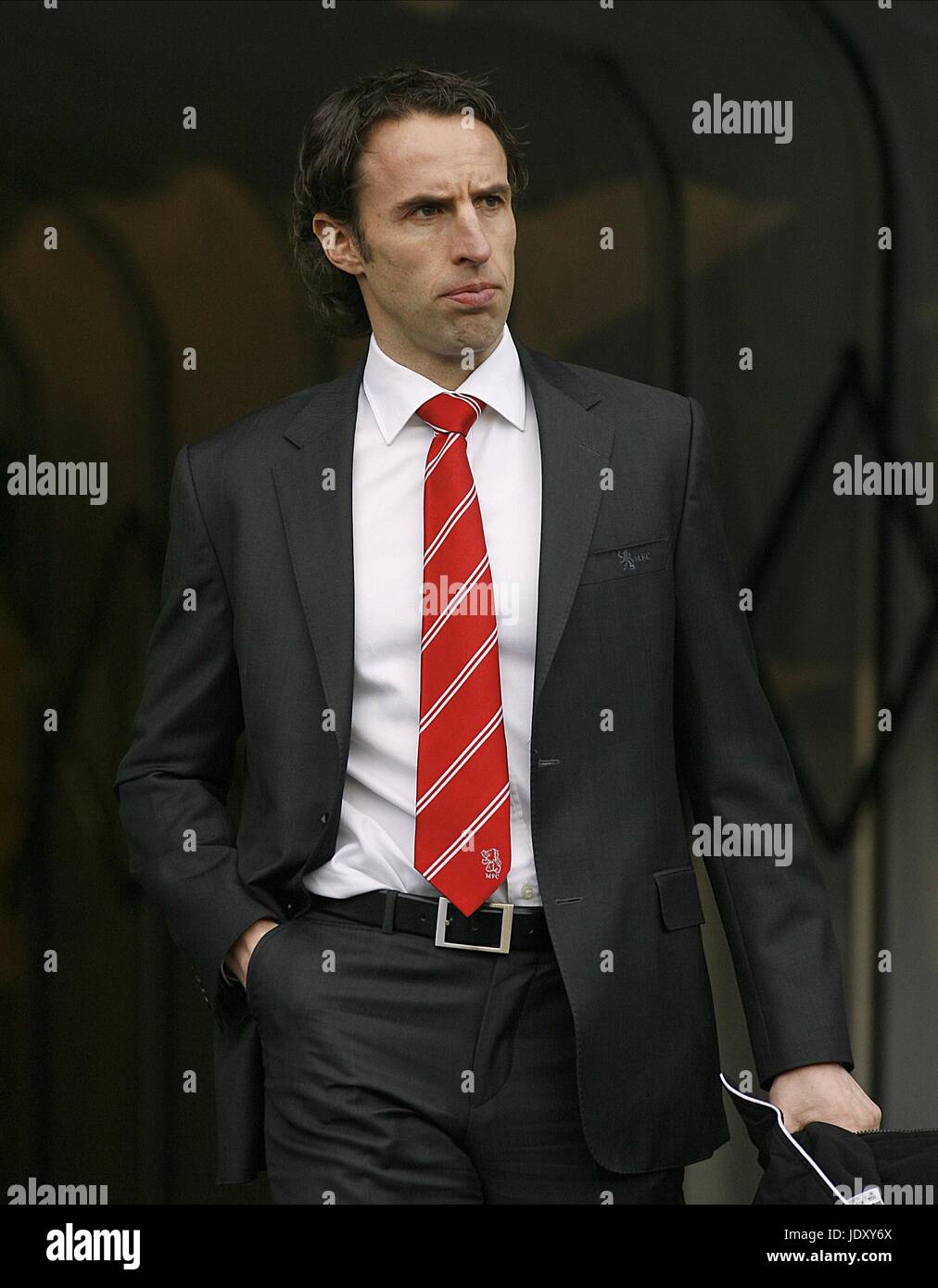 GARETH SOUTHGATE MIDDLESBROUGH FC MANAGER MOLINEUX STADIUM ...