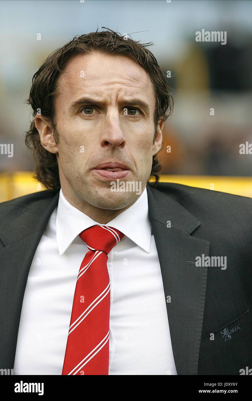 GARETH SOUTHGATE MIDDLESBROUGH FC MANAGER MOLINEUX STADIUM ...