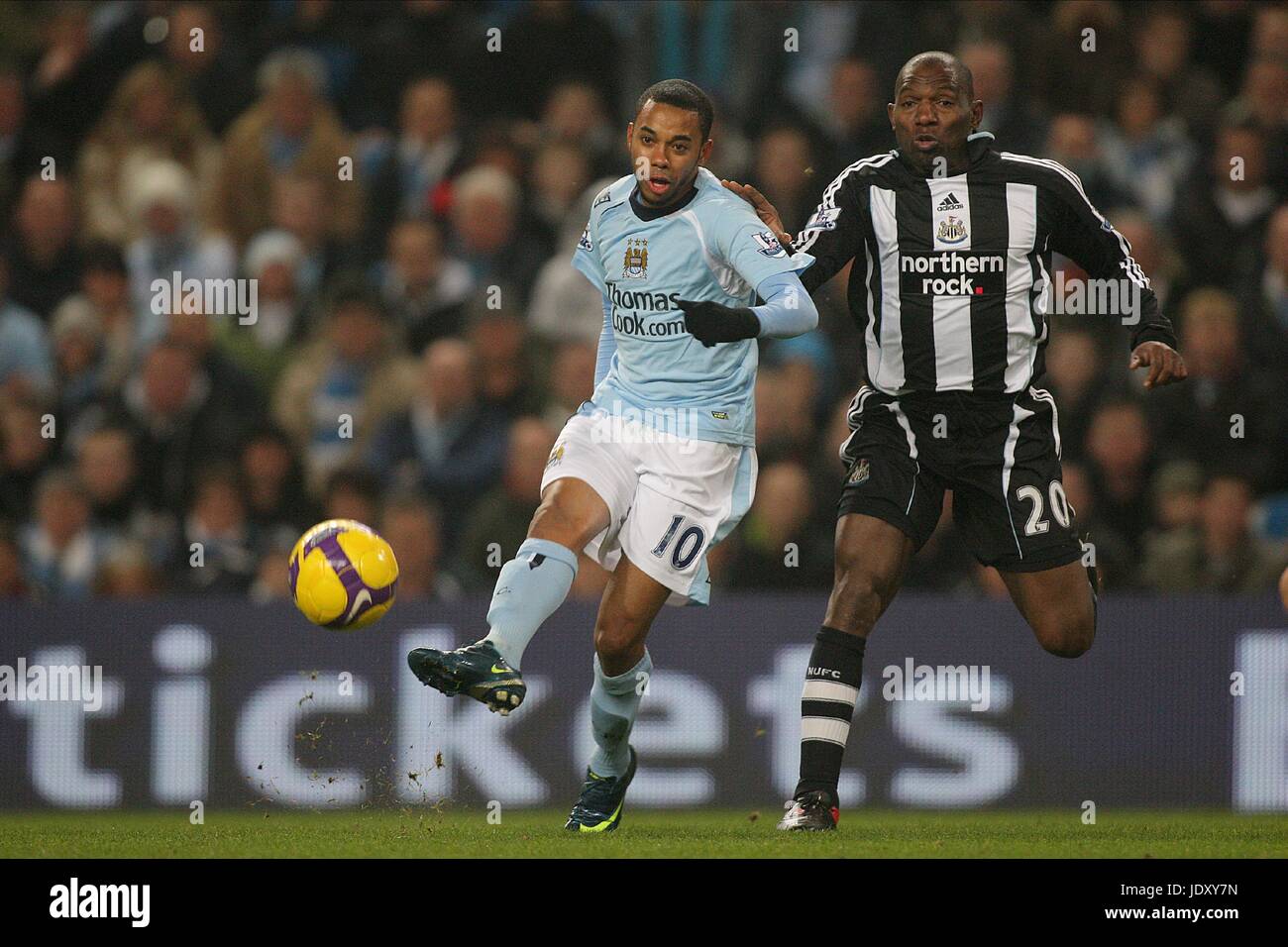 ROBINHO & GEREMI MANCHESTER CITY V NEWCASTLE UT CITY OF MANCHESTER ...