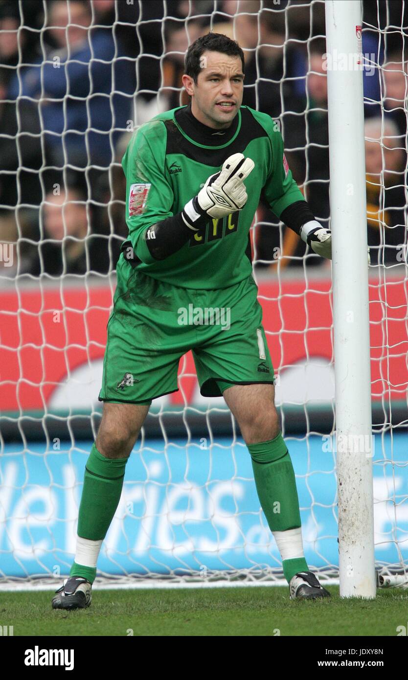 DAVID FORDE MILLWALL FC KC STADIUM HULL ENGLAND 24 January 2009 Stock ...