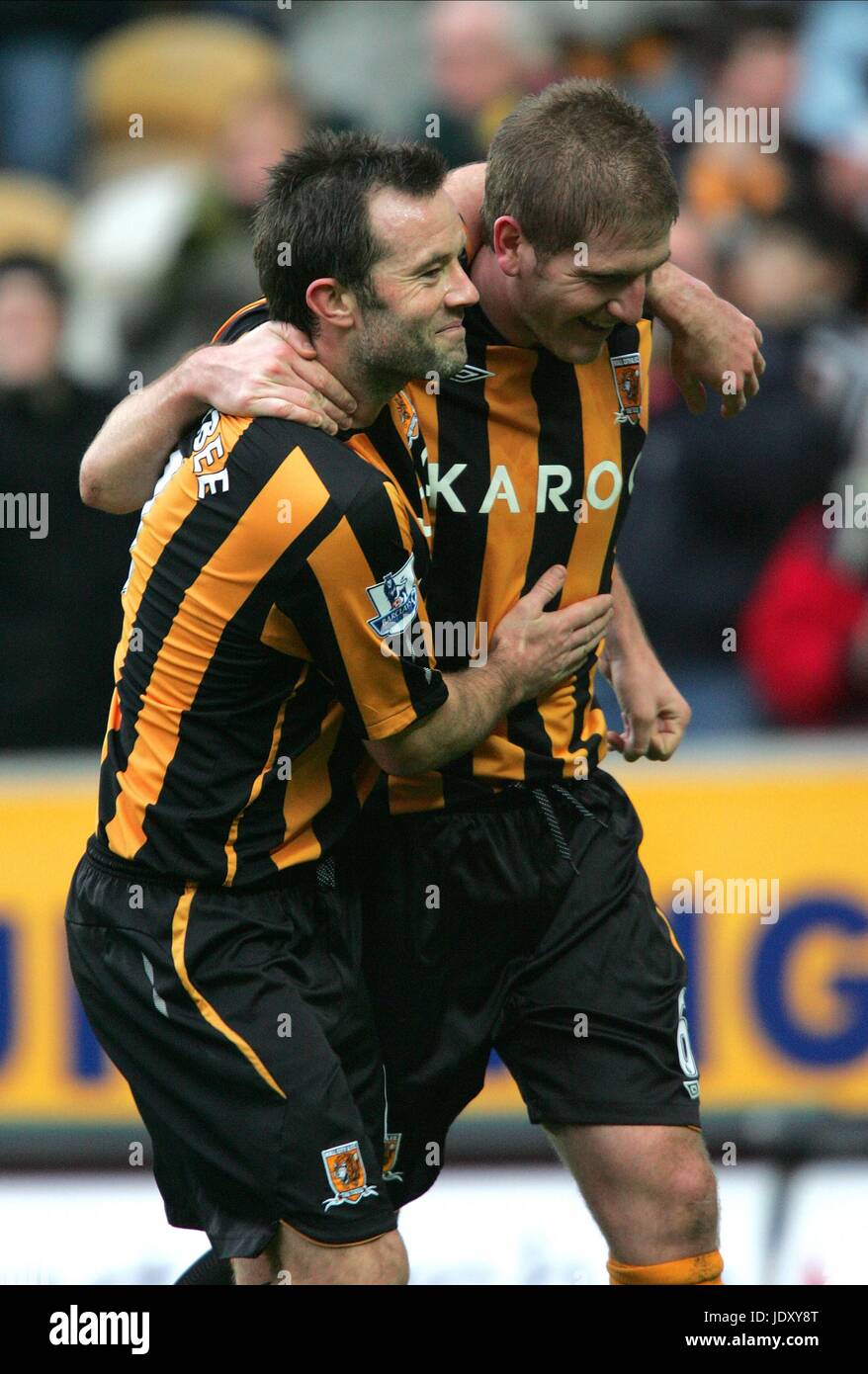 IAN ASHBEE & MICHAEL TURNER HULL V MILLWALL KC STADIUM HULL ENGLAND 24 ...