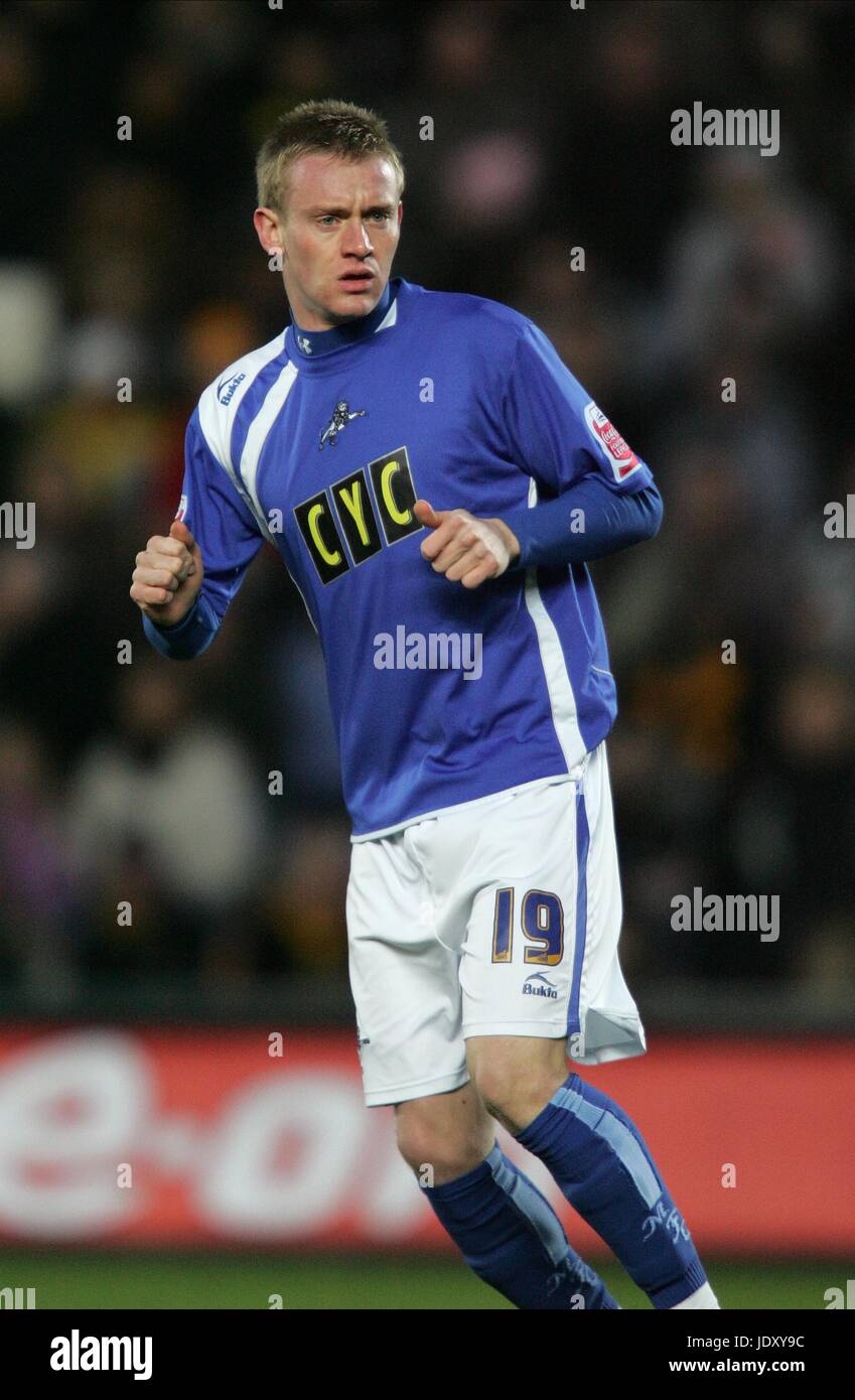 ASHLEY GRIMES MILLWALL FC KC STADIUM HULL ENGLAND 24 January 2009 Stock ...