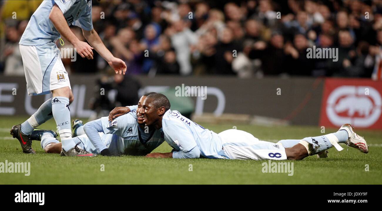 ROBINHO SHAUN WRIGHT-PHILLIPS MANCHESTER CITY V NEWCASTLE CITY OF ...
