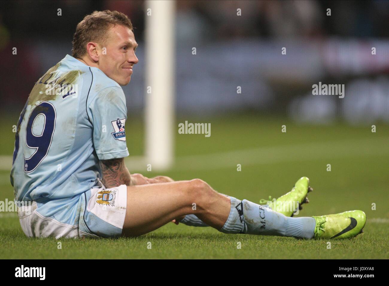 CRAIG BELLAMY MANCHESTER CITY FC CITY OF MANCHESTER STADIUM MANCHESTER ...