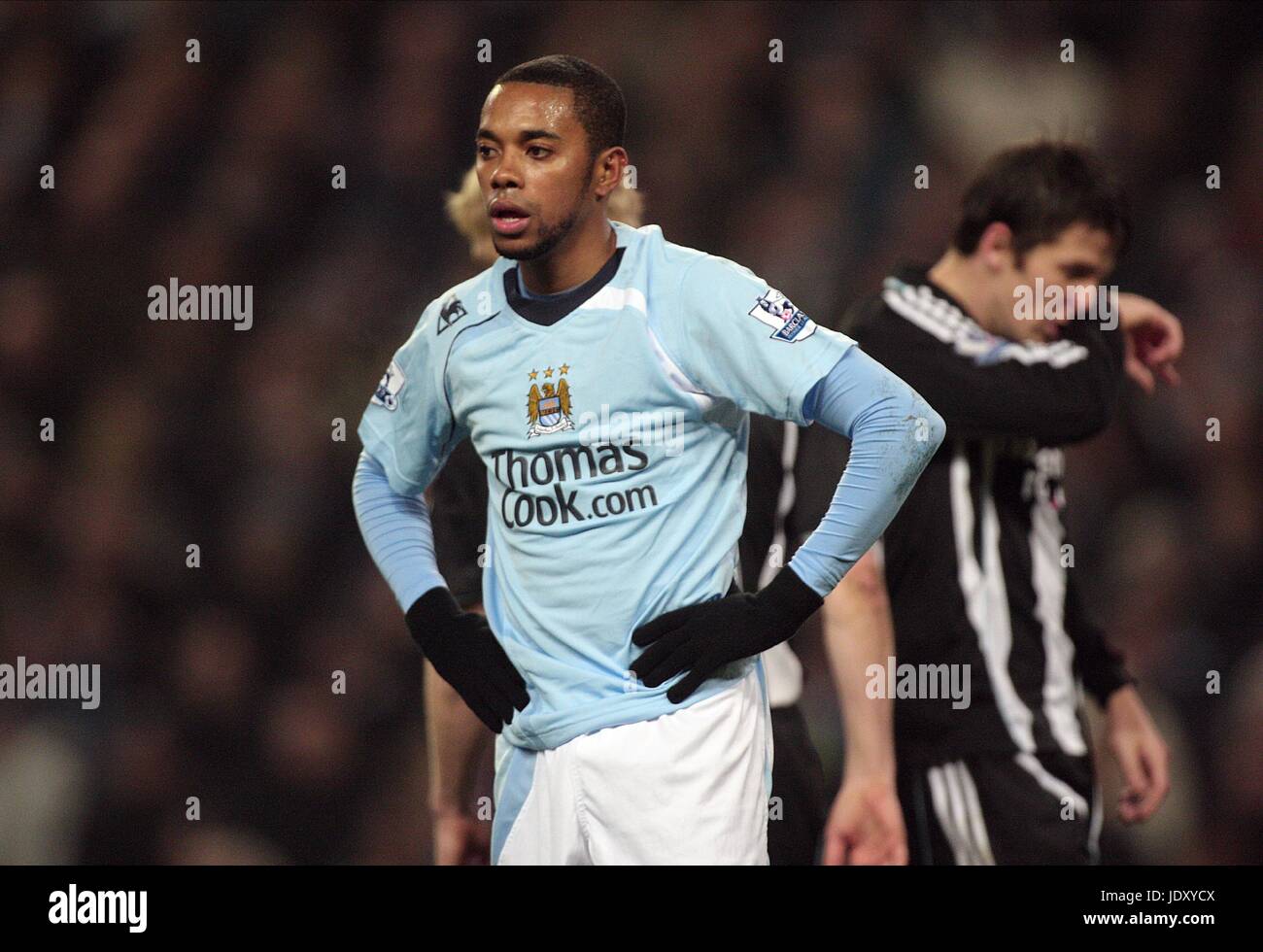 ROBINHO MANCHESTER CITY FC CITY OF MANCHESTER STADIUM MANCHESTER ...