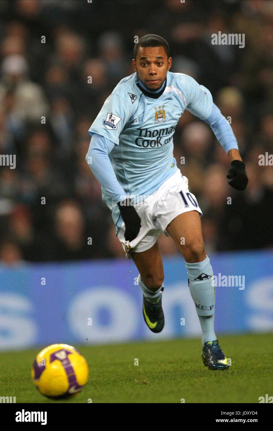 ROBINHO MANCHESTER CITY FC CITY OF MANCHESTER STADIUM MANCHESTER ...