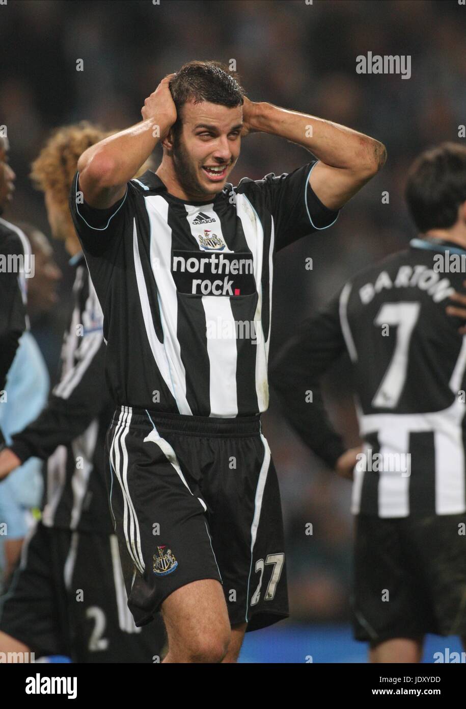 STEVEN TAYLOR NEWCASTLE UNITED FC CITY OF MANCHESTER STADIUM MANCHESTER ...