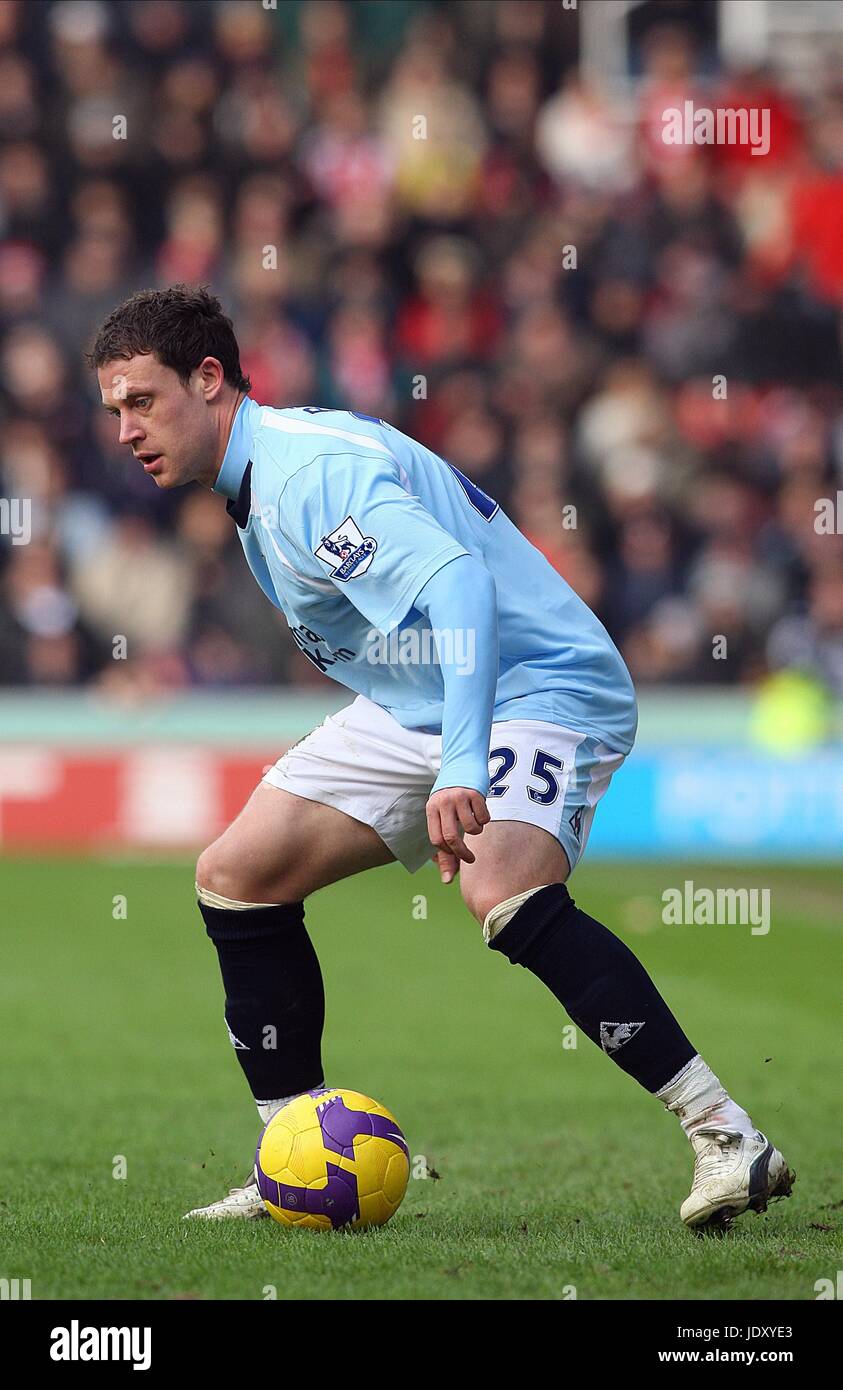 WAYNE BRIDGE STOKE V MANCHESTER CITY BRITANNIA STADIUM STOKE ENGLAND 31 ...