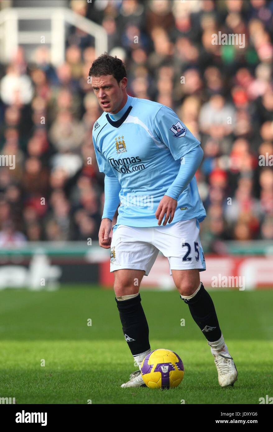WAYNE BRIDGE MANCHESTER CITY FC BRITANNIA STADIUM STOKE ENGLAND 31 ...