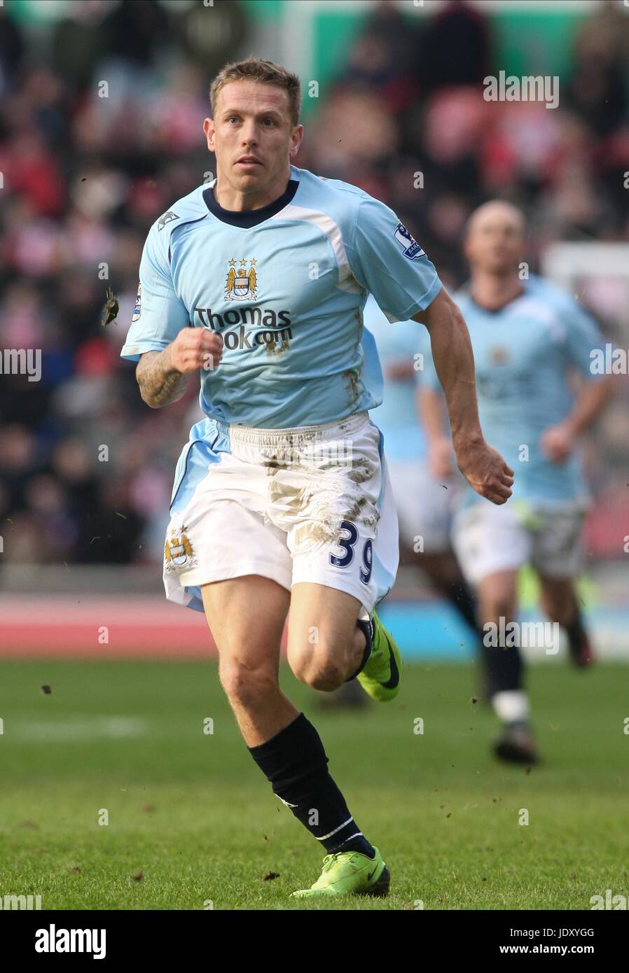 CRAIG BELLAMY MANCHESTER CITY FC BRITANNIA STADIUM STOKE ENGLAND 31 ...