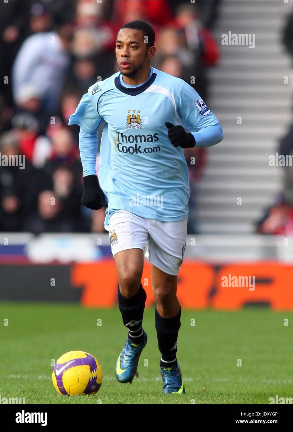 ROBINHO MANCHESTER CITY FC BRITANNIA STADIUM STOKE ENGLAND 31 January ...