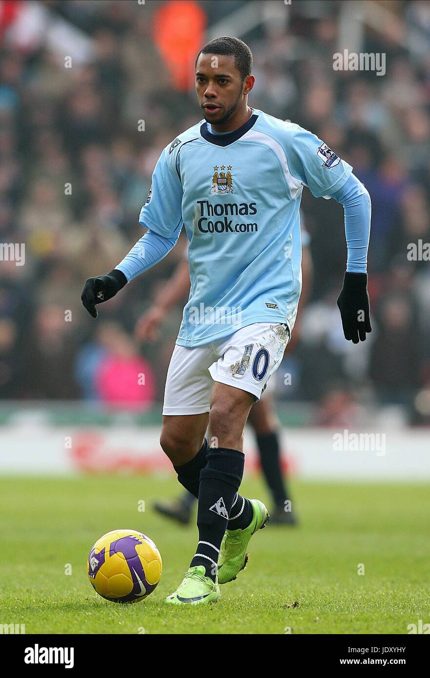 ROBINHO MANCHESTER CITY FC BRITANNIA STADIUM STOKE ENGLAND 31 January ...