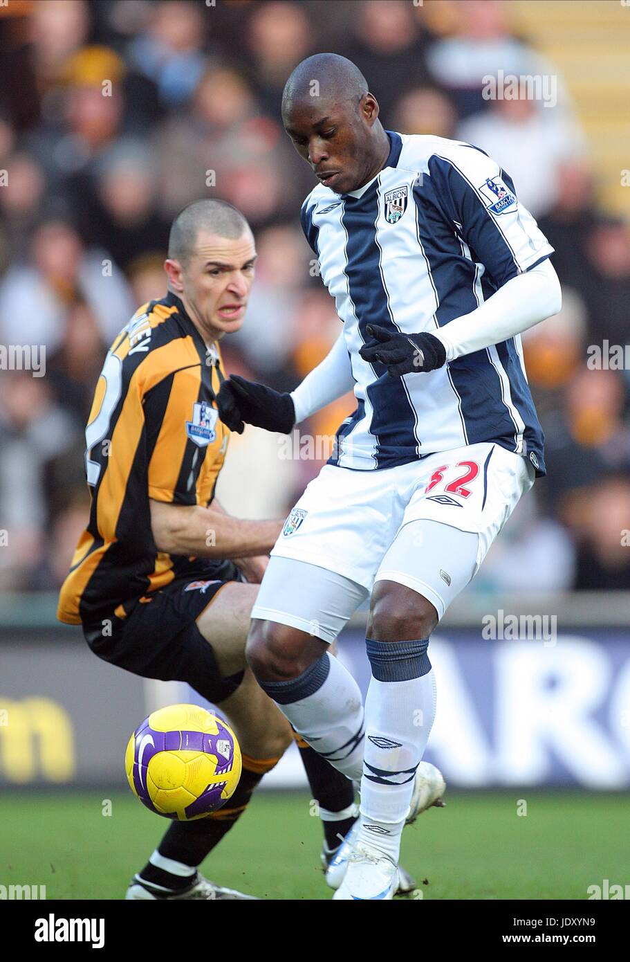 MARC-ANTOINE FORTUNE WEST BROMWICH ALBION FC KC STADIUM HULL ENGLAND 31 ...