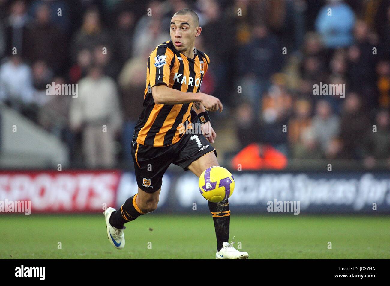 CRAIG FAGAN HULL CITY FC KC STADIUM HULL ENGLAND 31 January 2009 Stock ...
