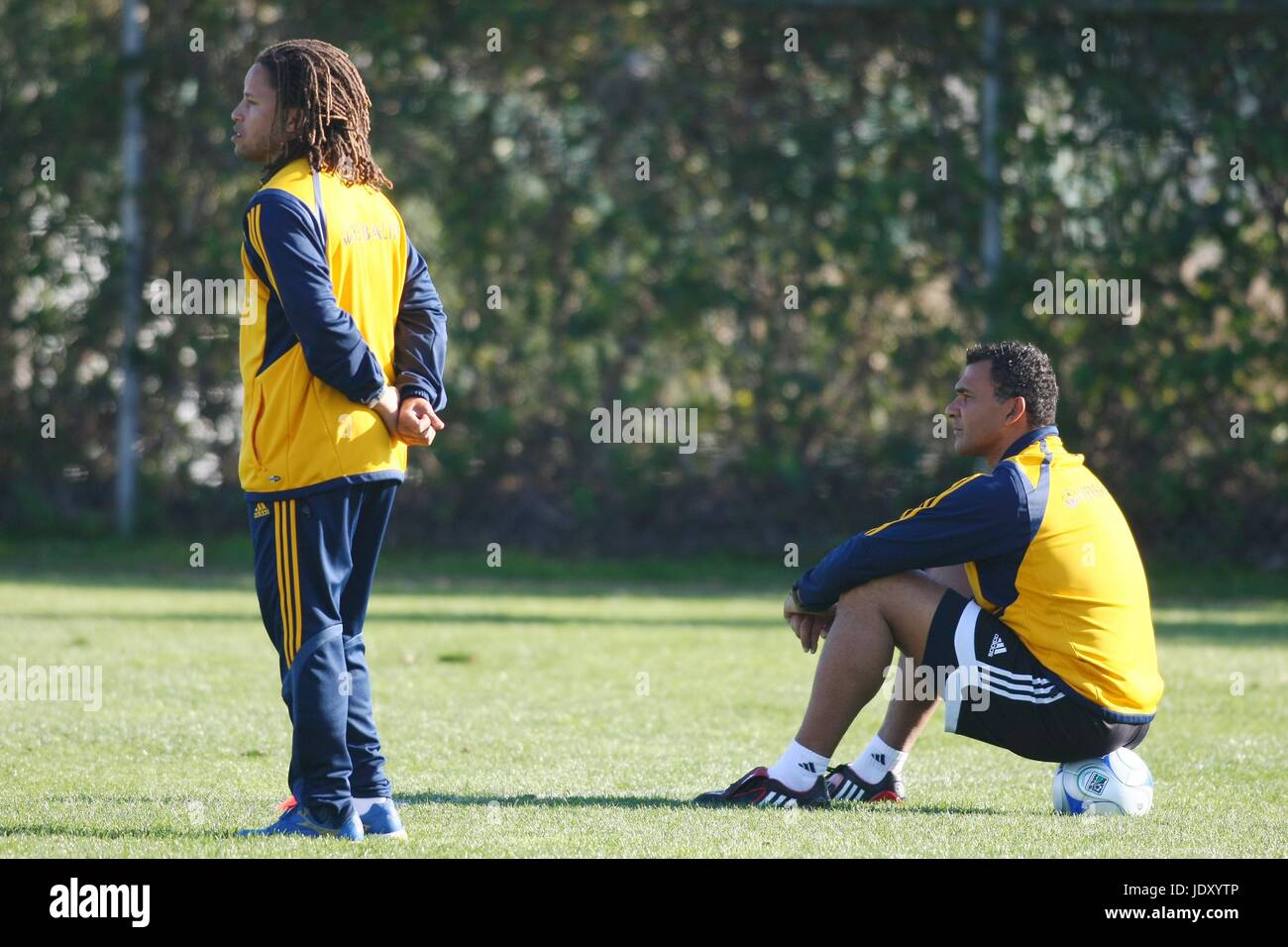 COBI JONES RUUD GULLIT LOS ANGELES GALAXY COACH & ASS HOME DEPOT CENTER ...