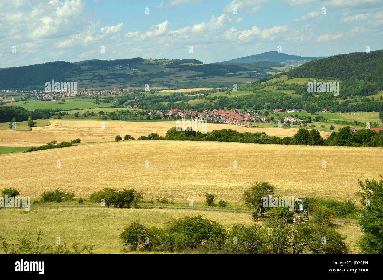 the thuringian rhon Stock Photo - Alamy