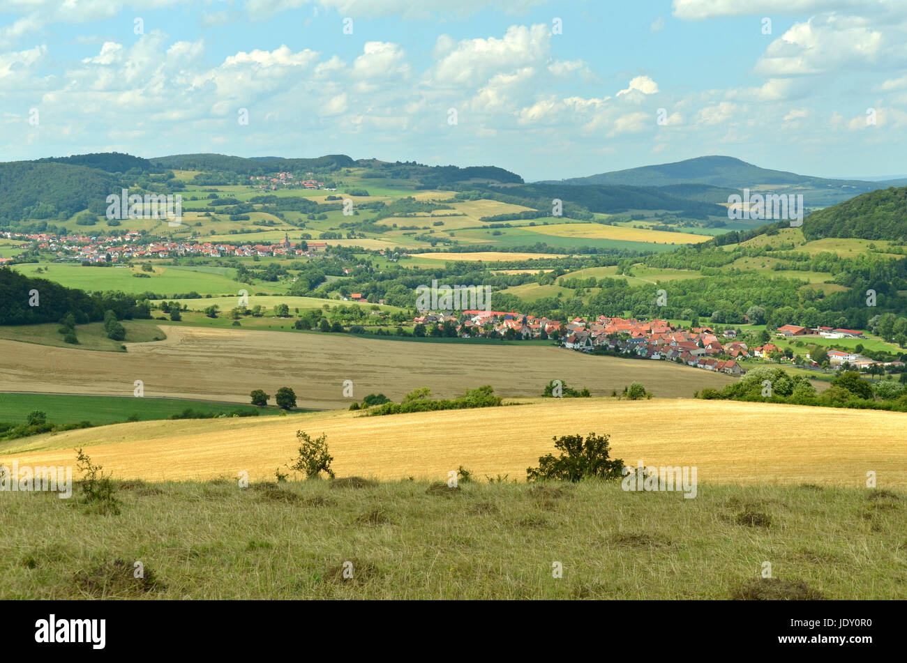the thuringian rhon Stock Photo - Alamy