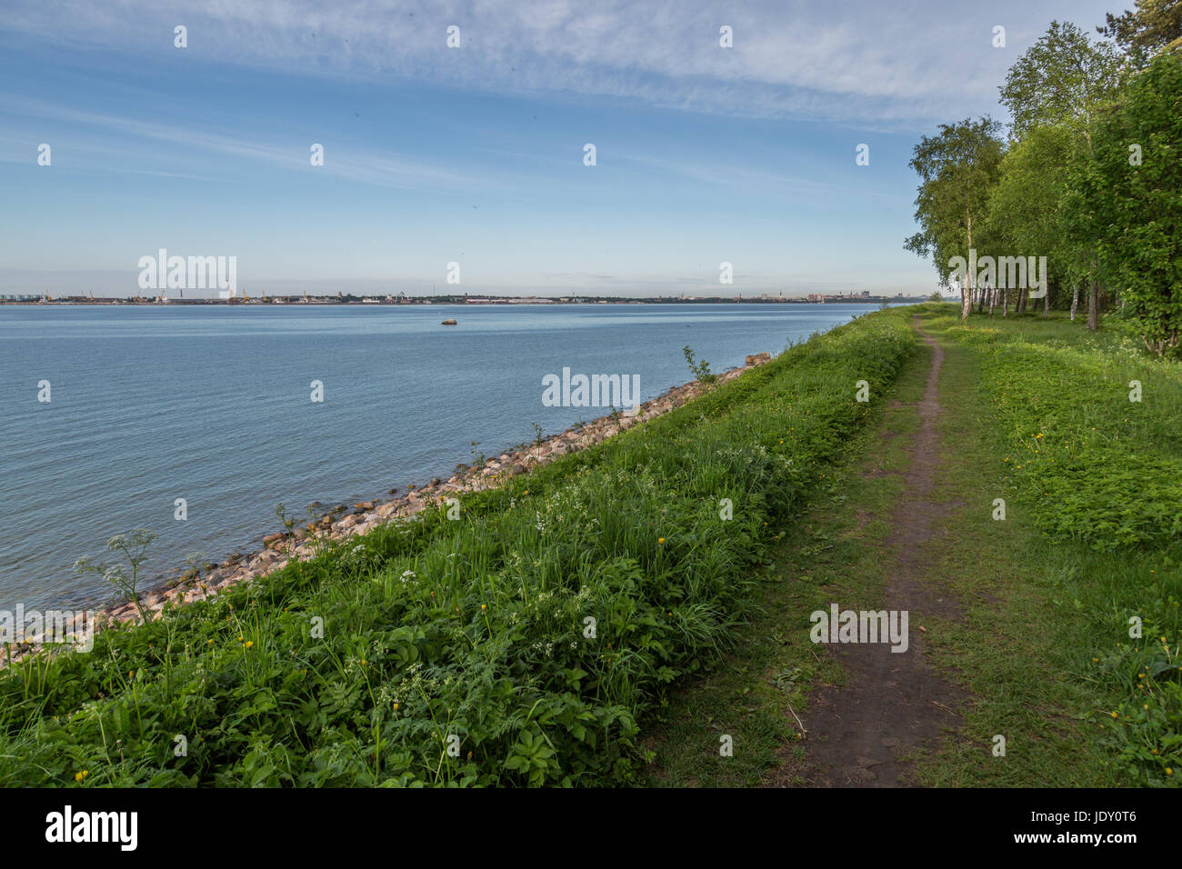 Summer Landscape,Tallinn Bay,Estonia Stock Photo - Alamy