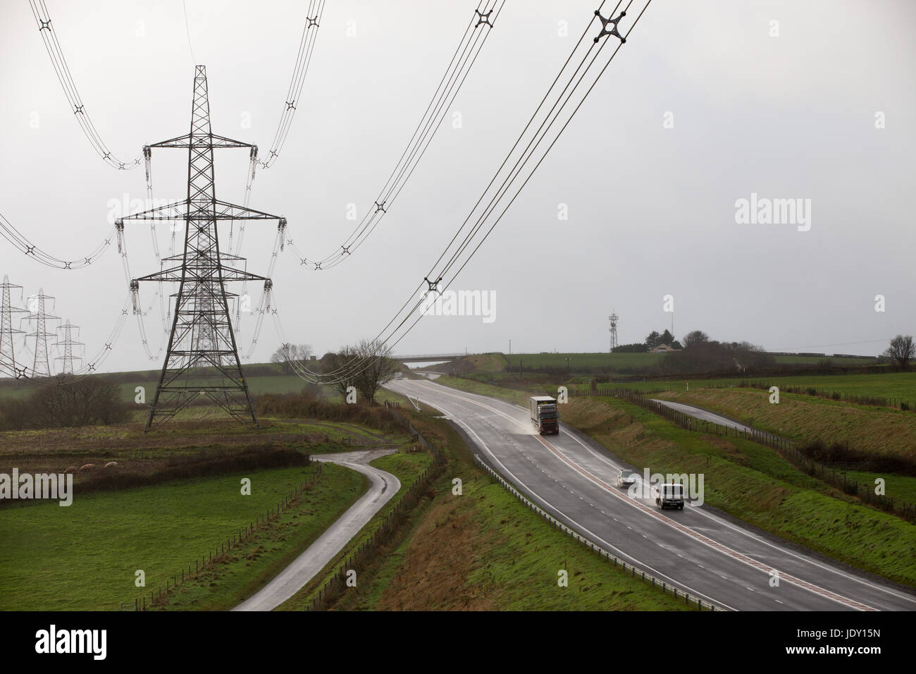 Wales Pylon High Resolution Stock Photography and Images - Alamy