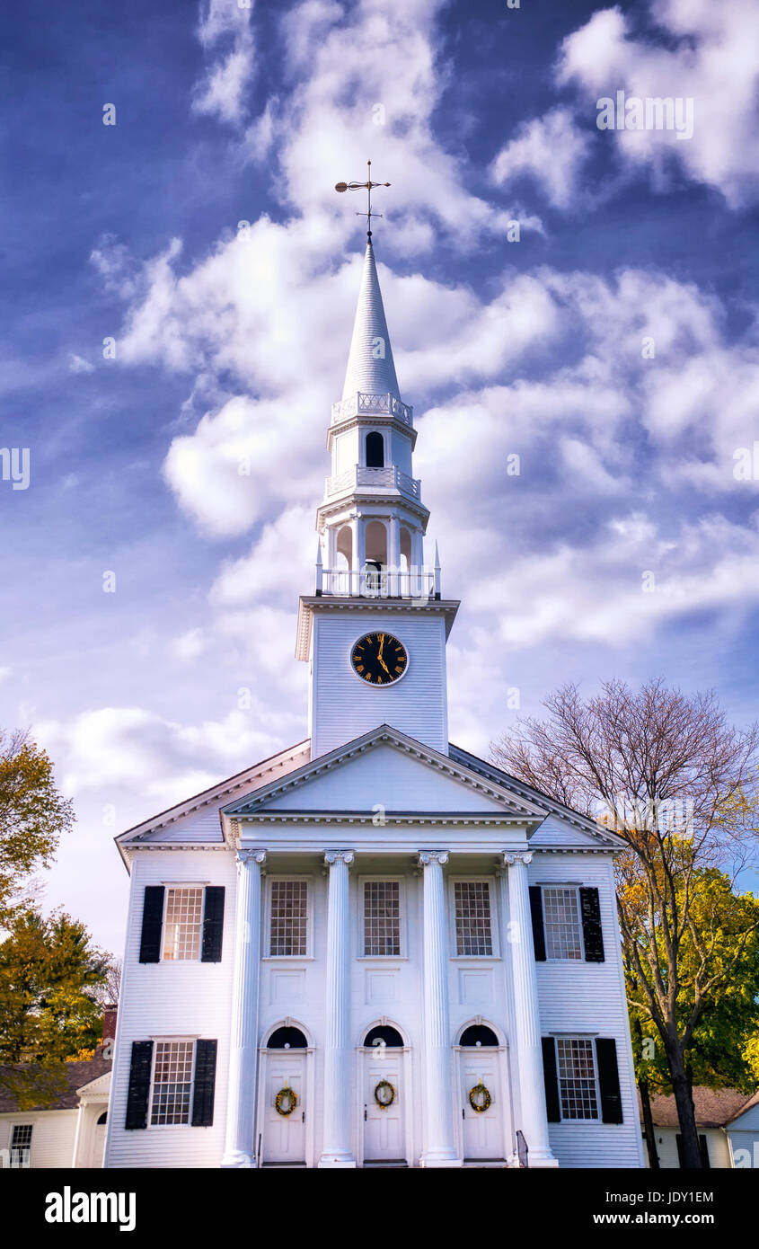 The historic first congregational church of Litchfield Connecticut ...