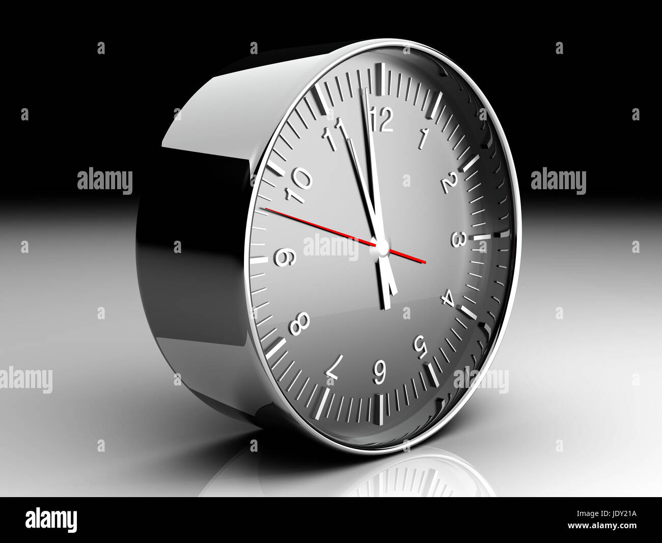 A Clock. 3D rendered Illustration Stock Photo - Alamy