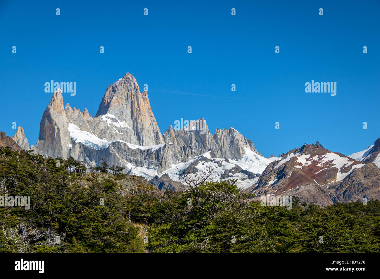 Mount Fitz Roy in Patagonia - El Chalten, Argentina Stock Photo - Alamy