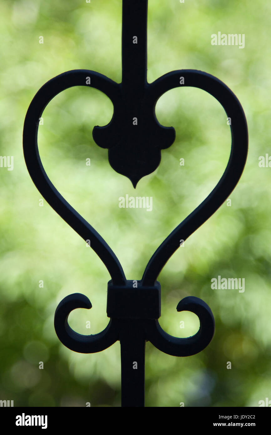 Wrought iron heart hi-res stock photography and images - Alamy