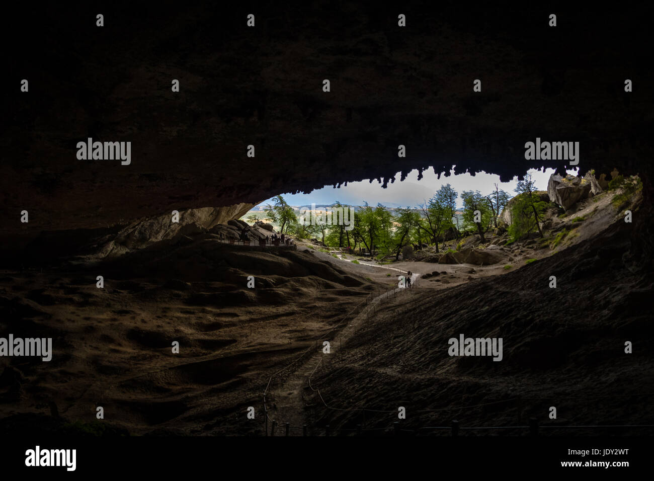 Milodon Cave (Cueva de Milodon) - Patagonia, Chile Stock Photo - Alamy