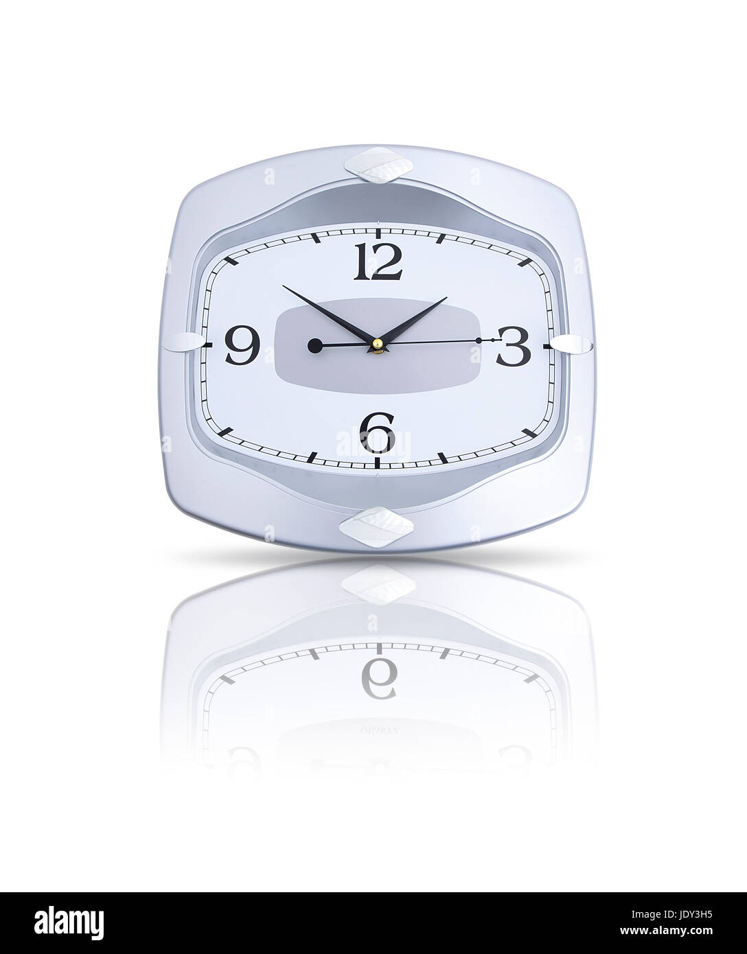 Wall clock illustration Cut Out Stock Images & Pictures - Alamy